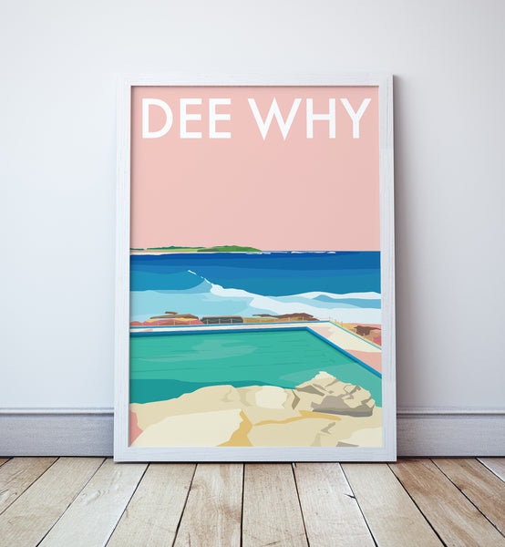 Dee Why Beach Travel Print – Seascape Prints