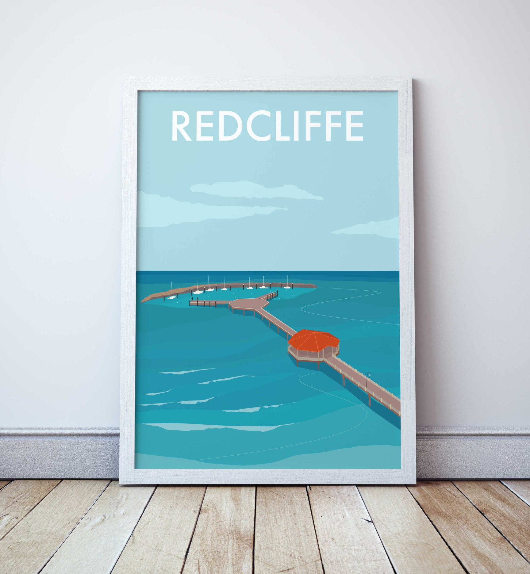 Redcliffe Jetty Travel Print – Seascape Prints